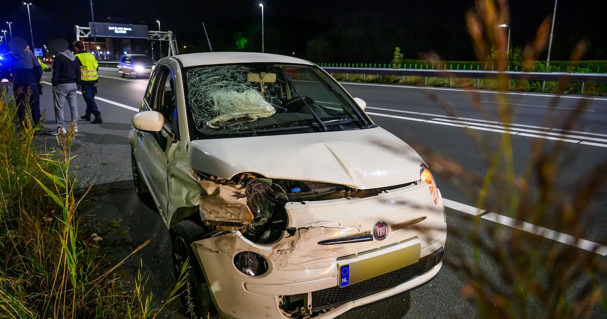 Vrouw met kindje in de auto rijdt tegen vangrails aan op de A58 bij Etten-Leur | 112 nieuws ...