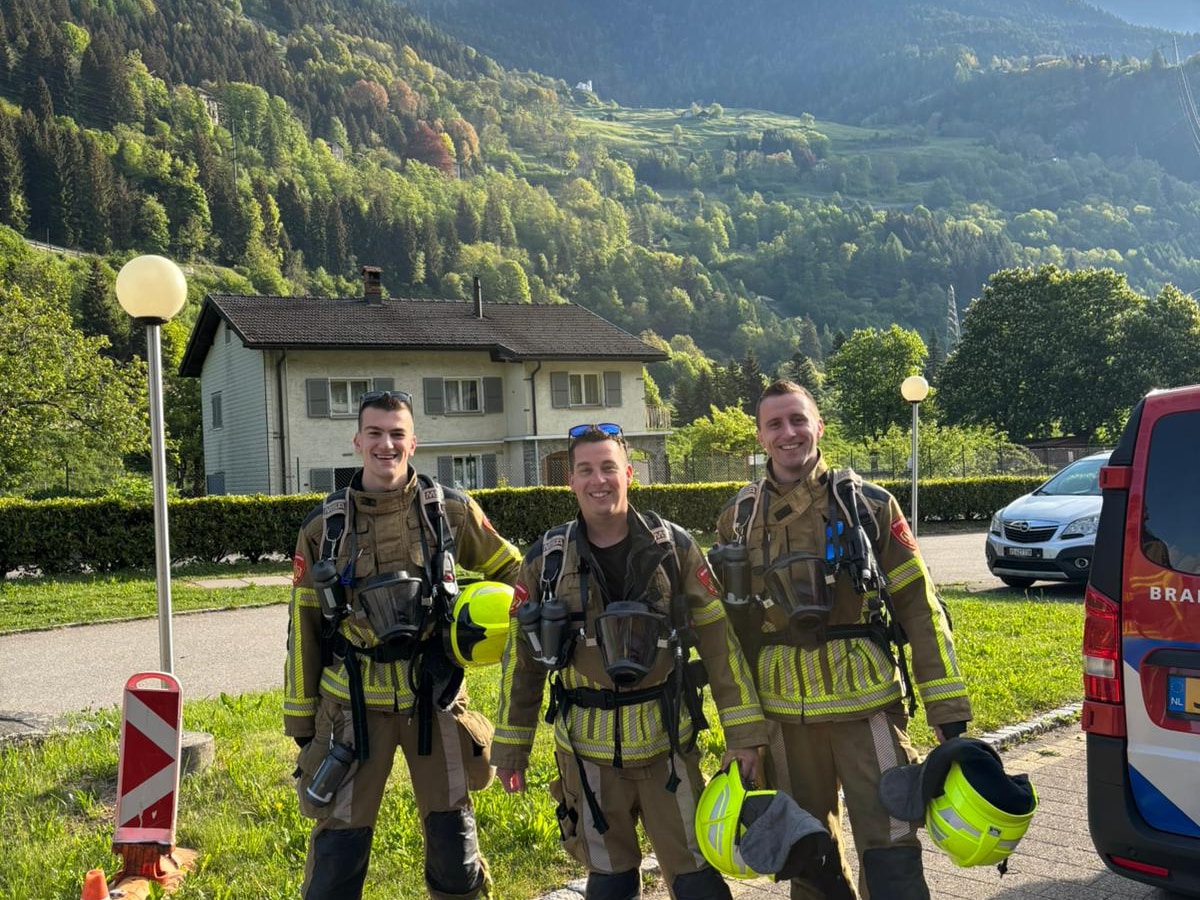 Drie Dongense brandweermannen beklimmen Zwitserse berg voor KiKa: ‘Niet ...