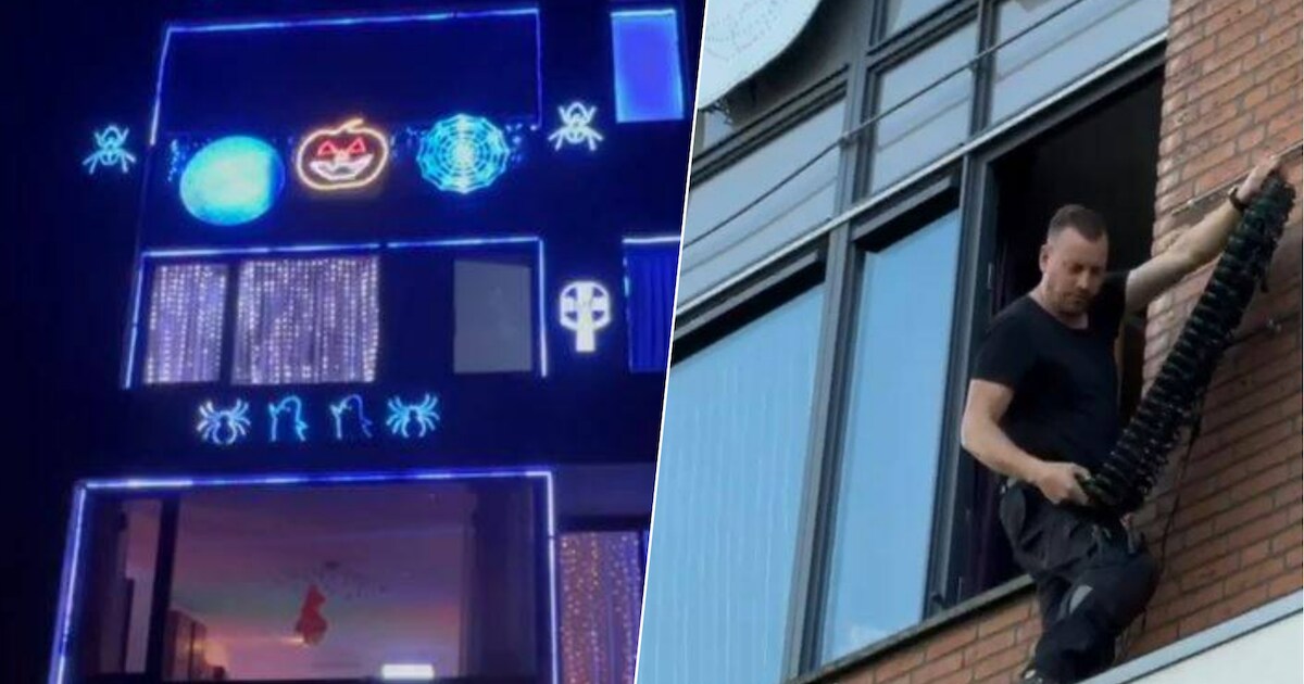 Geesten op de gevel en elk uur ‘Ghost Busters’: met Halloween-show laat ...