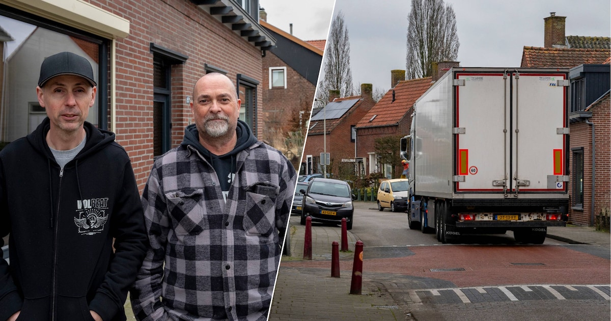 Leon en Tim zijn er klaar mee, vrachtwagens denderen zelfs over hun ...