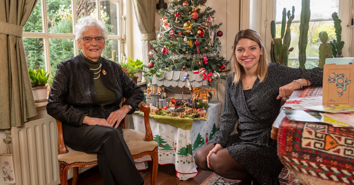 Yara is op tijd terug uit Zuid-Afrika om haar oma (90) na twee jaar ...