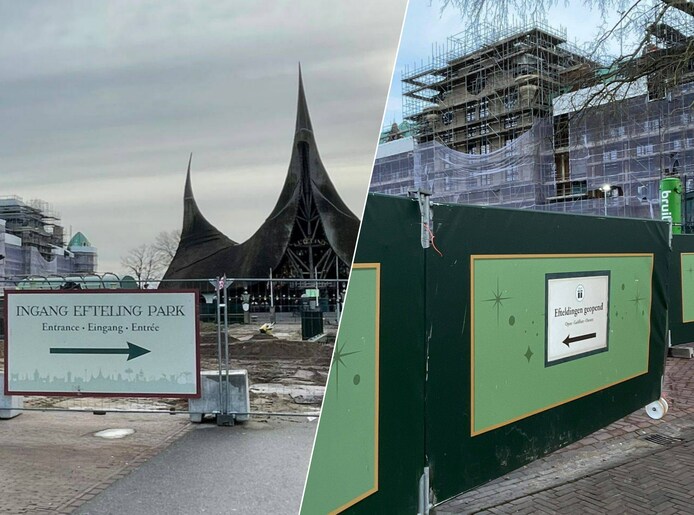 Ingang van de Efteling is alwéér een open zandvlakte, en dit is waarom ...