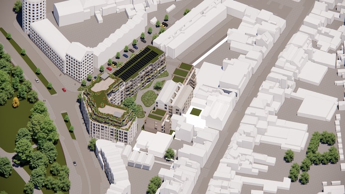 Groen licht voor nieuw wooncomplex Breda: Central Park 076 telt 150 appartementen | Breda ...