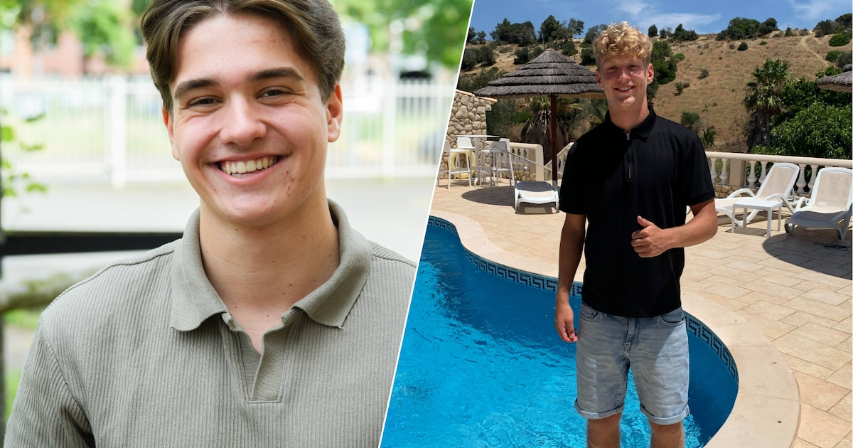 Joep miste vanwege zijn ziekte 1017 lesuren voor zijn eindexamen, Daan moest juist veel trainen ...