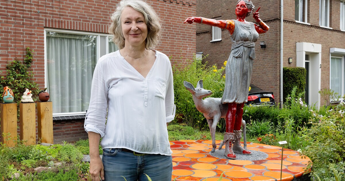 Een knipoog van een godin uit de voortuin van Esther: ‘Een kunstenaar ...