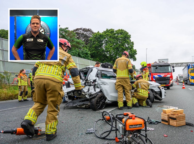 Darter Danny van Trijp heeft nachtmerries na ongeluk op A16: ‘Maar wat ...