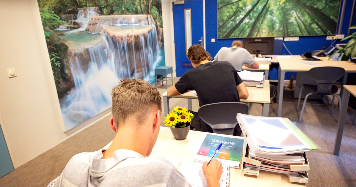 Roy (21) en Diego (19) doen eindexamen in Den Hey-Ac­ker, bij hun ...