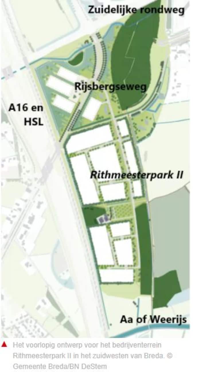 Bredase politiek behoorlijk kritisch over bedrijvenparken Bavel-Zuid en Rithmeesterpark II ...